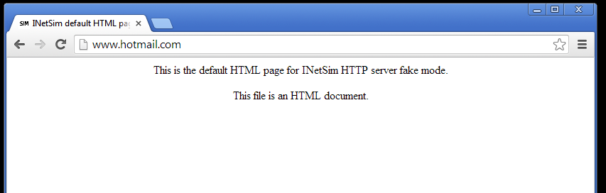 Installing and Configuring InetSim